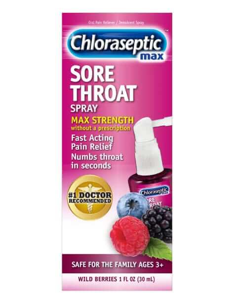 Sore Throat Relief: Save $0.85 on Chloraseptic Max Strength Sore Throat ...